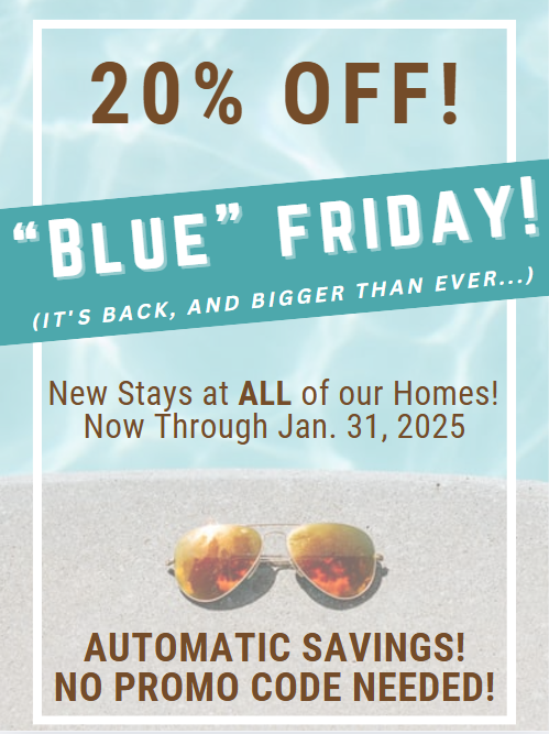 Beach Reunion's "Blue Friday" is Back! 20% Off Happening Now!
